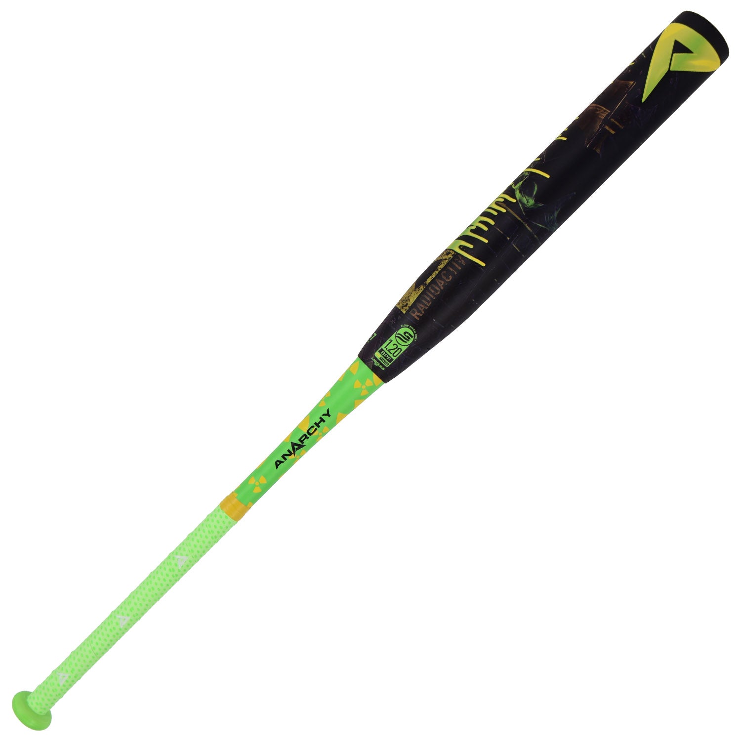 2024 Anarchy Radioactive .5oz End Load USSSA Slowpitch Softball Bat AS