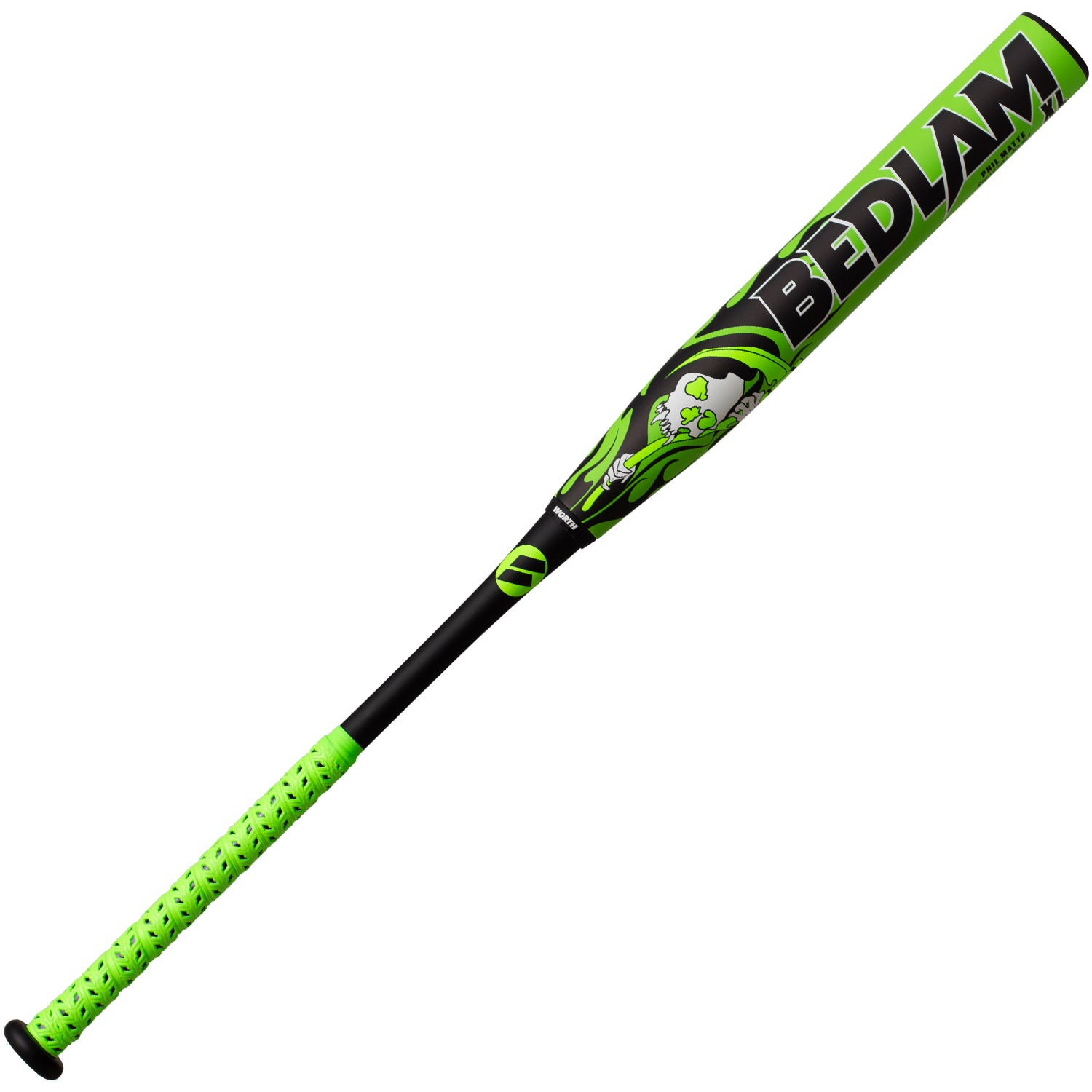 2024 Worth Bedlam - Phil Matte XL USSSA Slowpitch Softball Bat WSU412P