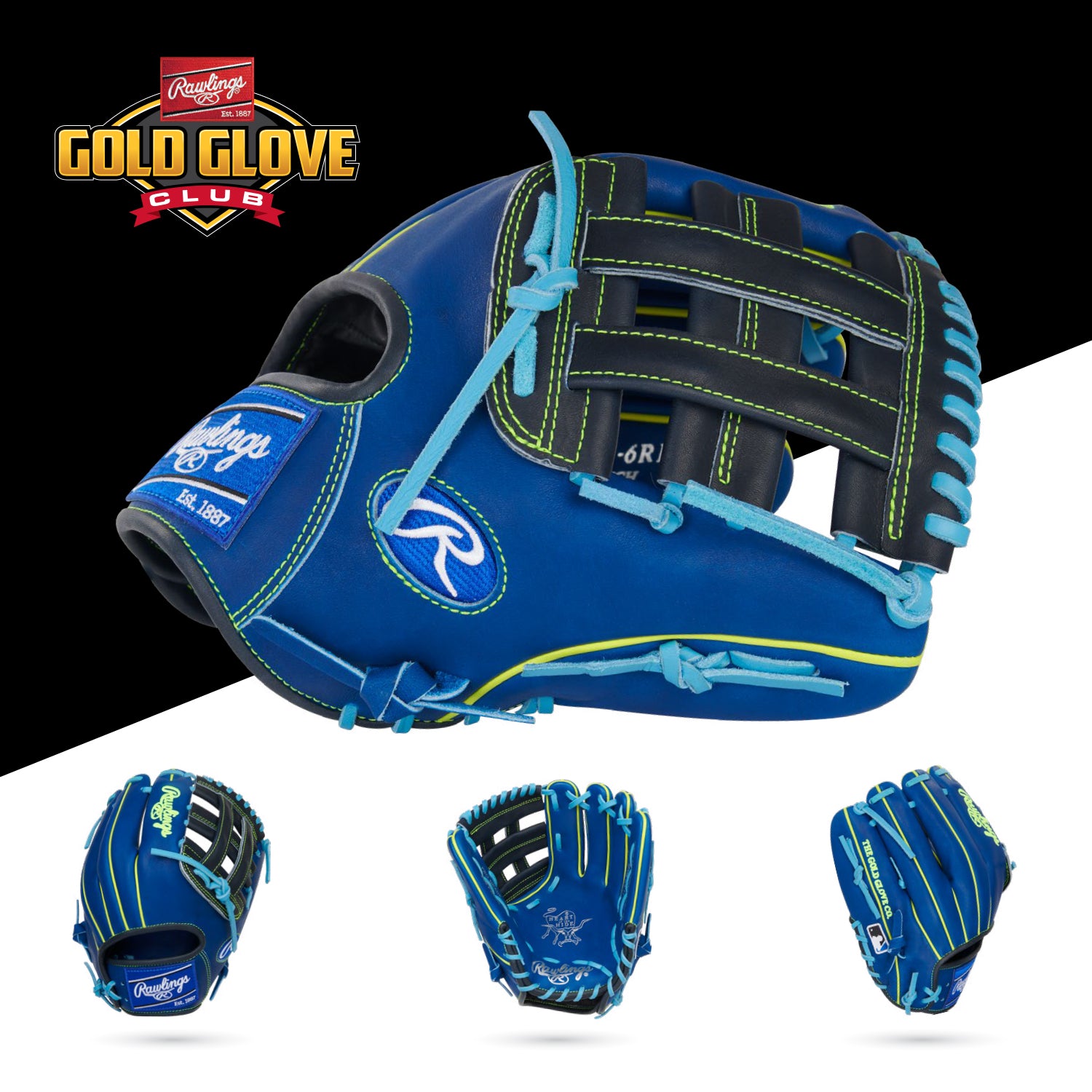 Rawlings Heart of The Hide 11.75" Gold Glove Club Baseball Glove July