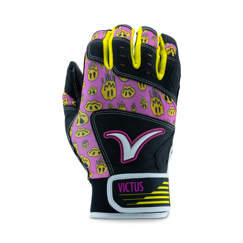 Victus M.O.G Batting Gloves Adult/Youth – Happy Daze - VBGMOG-BK/YL