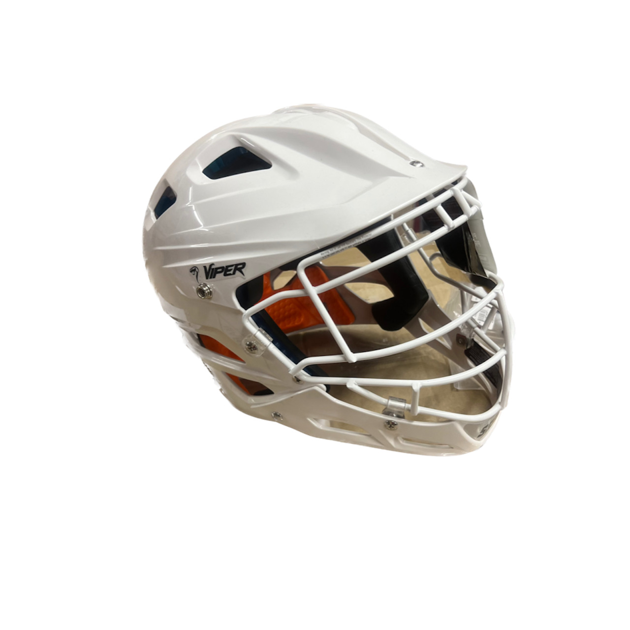Viper Softball Pitchers Helmet White/White