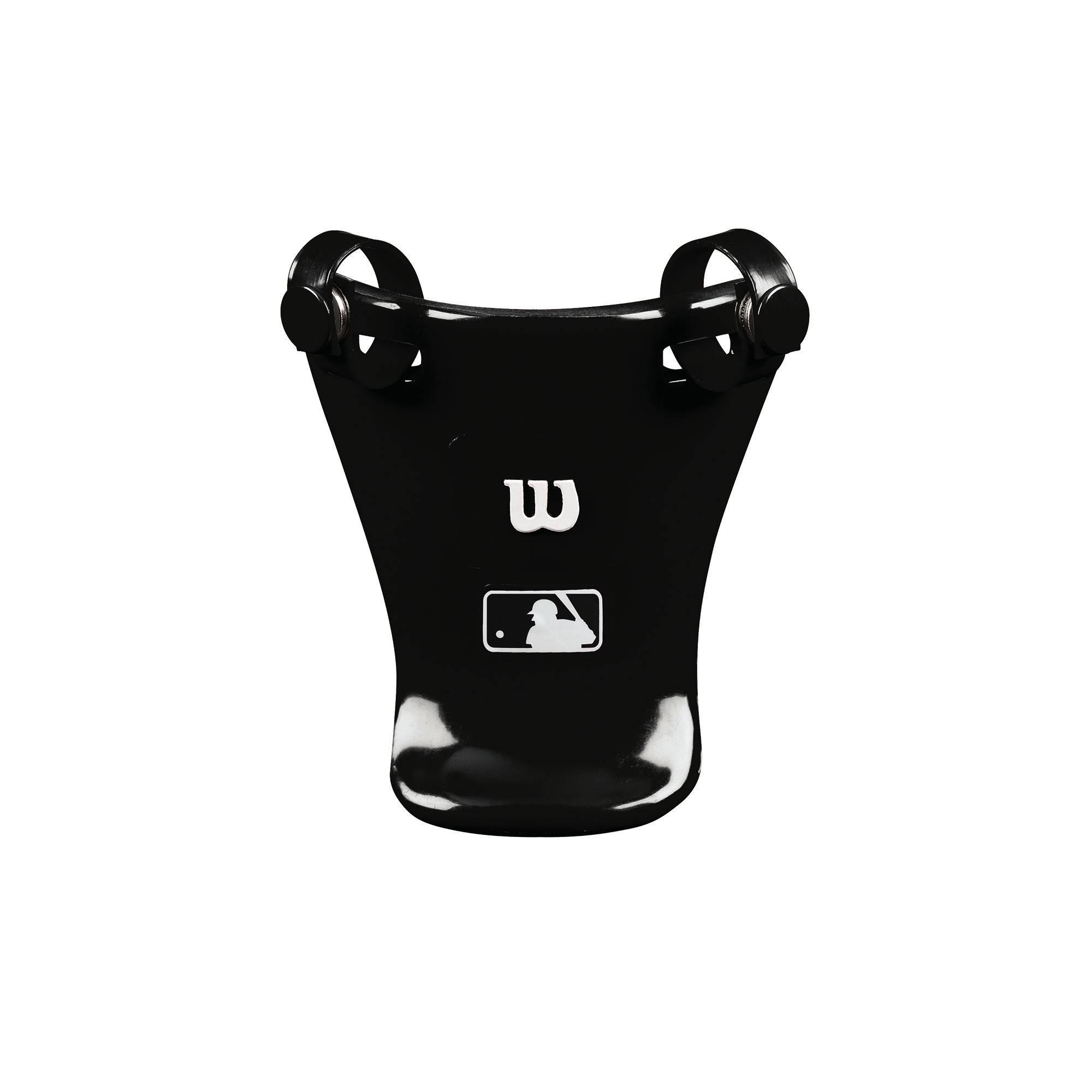 Wilson 4" Youth Black Throat Protector - WTA3902BLA